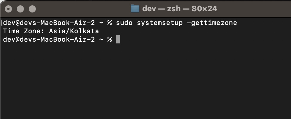How to Check Time Zone on macOS | Code2care